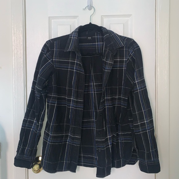 Uniqlo | Tops | Uniqlo Plaid Flannel | Poshmark